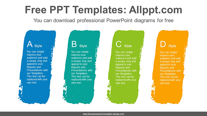 Paint Marks Banner PowerPoint Diagram - Powerpoint and google slides ...