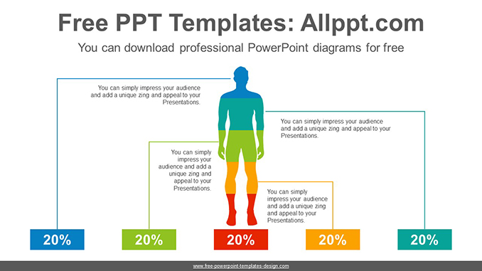People Silhouette Chart PowerPoint Diagram - Powerpoint and google ...