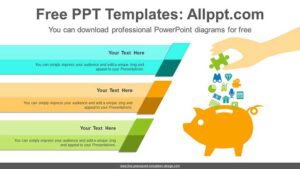 Piggy bank PowerPoint Diagram - Powerpoint and google slides Saveslides ...