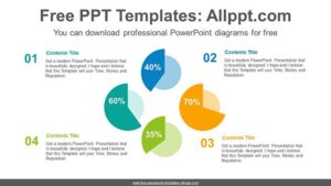 Radial Pie Charts PowerPoint Diagram - Powerpoint and google slides ...