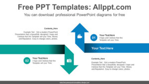 Reverse-facing arrow PowerPoint Diagram Template - Powerpoint and ...
