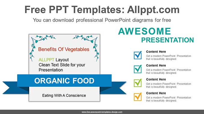 Ribbon Decorative Card PPT Diagram - Powerpoint and google slides ...