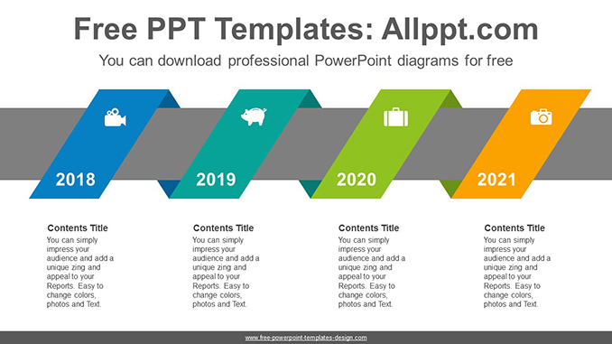 Ribbon Wrapped PowerPoint Diagram Template - Powerpoint and google ...
