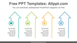 Rising line arrow PowerPoint Diagram Template - Powerpoint and google ...