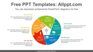 Rotation sector form PowerPoint Diagram Template - Powerpoint and ...