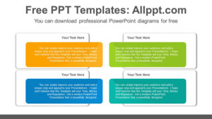 Rounded corner rectangle PowerPoint Diagram Template - Powerpoint and ...