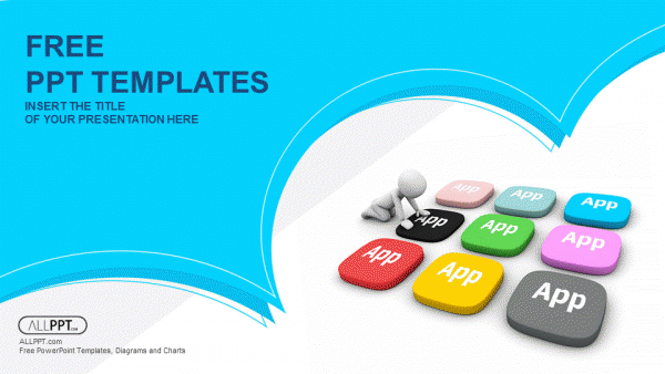 Free Computers Powerpoint template design Saveslides templates