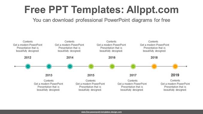 Simple Dots Point PowerPoint Diagram - Powerpoint and google slides ...