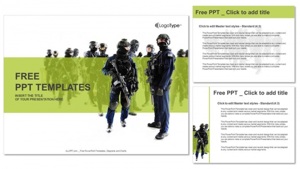 Special weapons and tactics team PowerPoint Templates - Powerpoint and ...