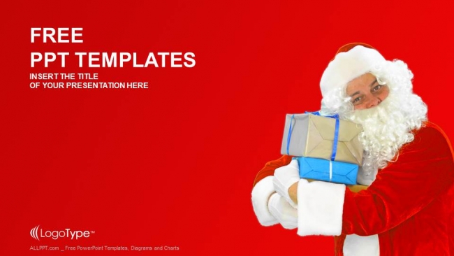 Spectacles Santa Claus-Religion PPT Templates - Powerpoint and google ...
