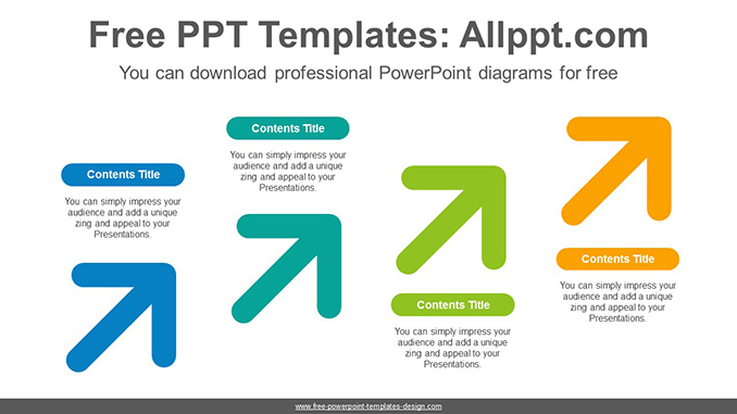 Step up arrow PowerPoint Diagram Template - Powerpoint and google ...