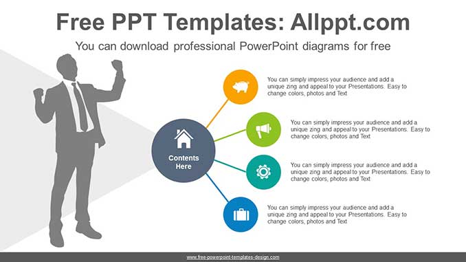 Successful Business Man PPT Diagram - Powerpoint and google slides ...