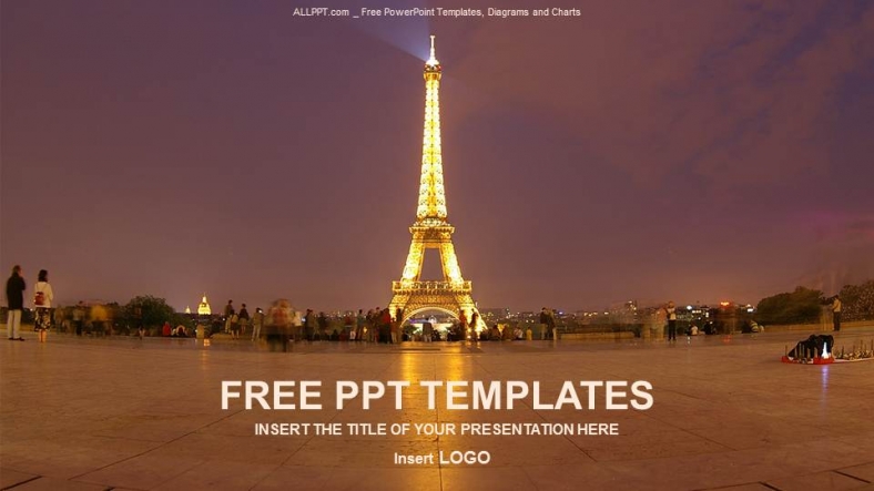 The Eiffel Tower-Recreation PowerPoint Templates - Powerpoint and ...