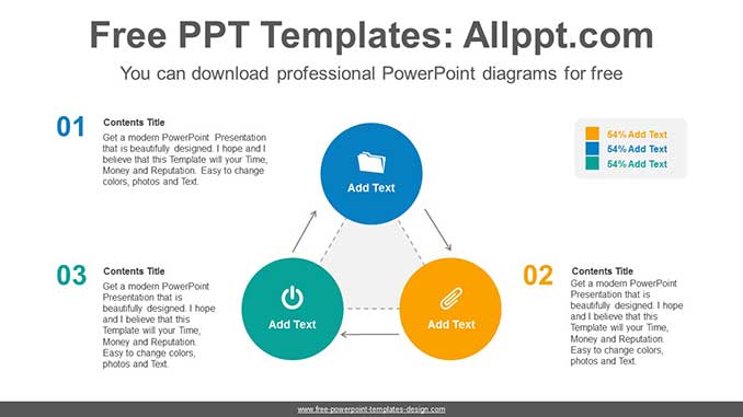 Triangular Flow PowerPoint Diagram - Powerpoint and google slides ...