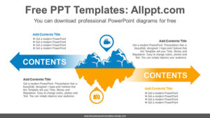 Two-Sided Comparison PowerPoint Diagram - Powerpoint and google slides ...