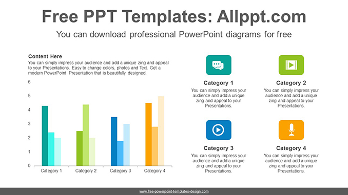 Vertical clustered bar chart PowerPoint Diagram Template - Powerpoint ... Vertical clustered bar chart PowerPoint Diagram Template - Powerpoint ...