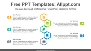 Vertical hexagonal list PowerPoint Diagram Template - Powerpoint and google slides Saveslides ...