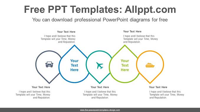 Water Drop List PowerPoint Diagram - Powerpoint and google slides ...