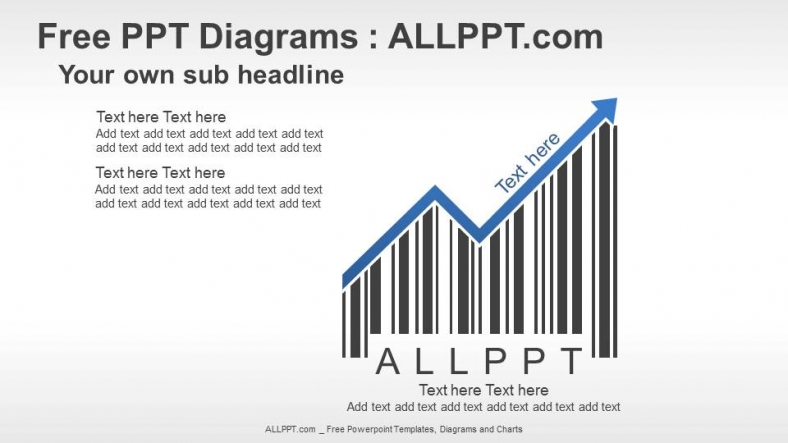 Bar code Stair PPT Diagrams - Powerpoint and google slides Saveslides ...