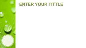 droplets Nature PPT Templates - Powerpoint and google slides Saveslides ...
