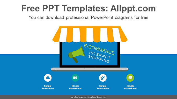 E-Commerce PowerPoint Diagram - Powerpoint and google slides Saveslides ...
