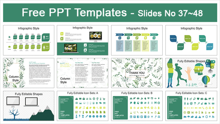 Natural Leaf PowerPoint Templates - Powerpoint and google slides ...