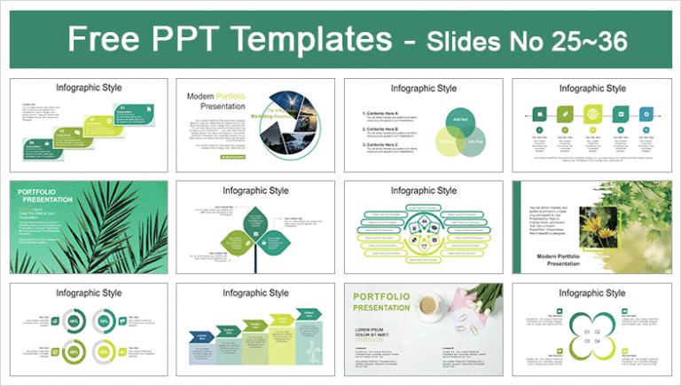 Natural Leaf PowerPoint Templates - Powerpoint and google slides ...