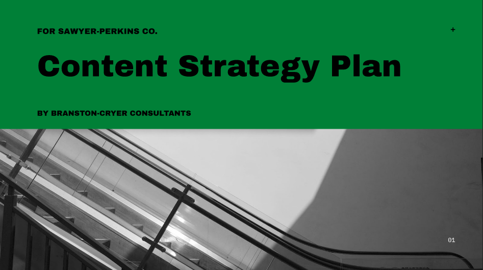 Content Strategy Plan - Powerpoint and google slides Saveslides templates