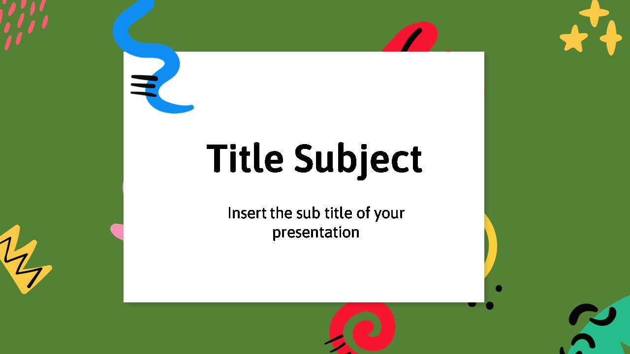 Art Subject Free Powerpoint and google slides - Powerpoint and google ...